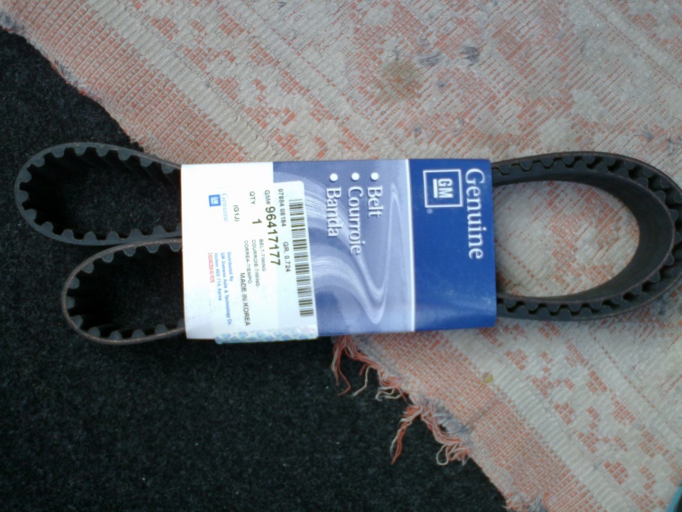 96417177 Ремень ГРМ 1.4/1.6 DOHC GM | Запчасти на DRIVE2