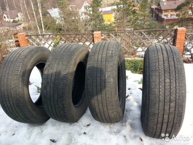 Продаю стоковую резину Bridgestone Dueller H/T 684II, размером ...