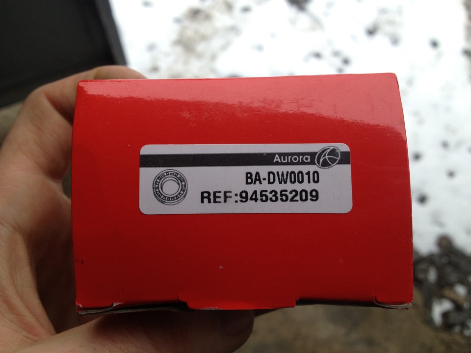 94535209 Подшипник задней ступицы GM | Запчасти на DRIVE2