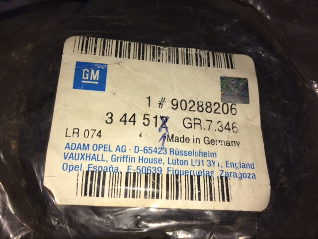 90288206 Опора стойки амортизатора GM | Запчасти на DRIVE2