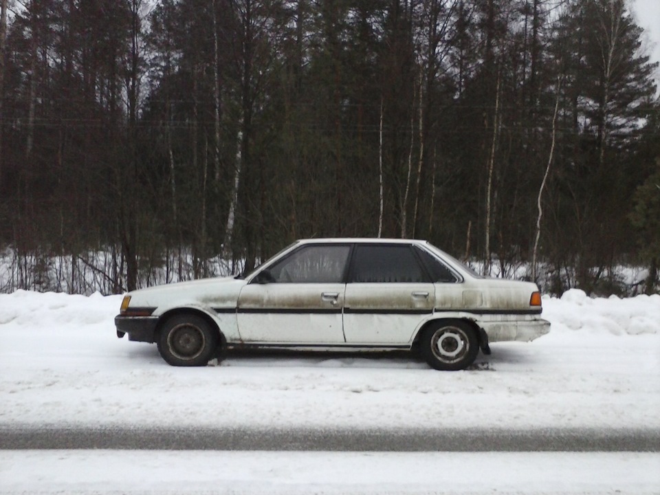 На работе — Toyota Corona (T150/160), 1,8 л, 1984 года | путешествие ...