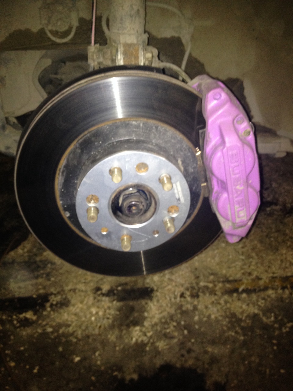 Развальные болты, проставки — Subaru Impreza (GD/GG), 1,5 л, 2007 года ...