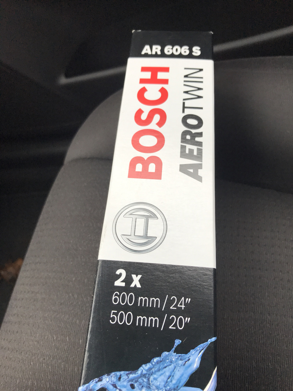 AR606S Щетка стеклоочистителя каркасная, 500мм BOSCH | Запчасти на DRIVE2