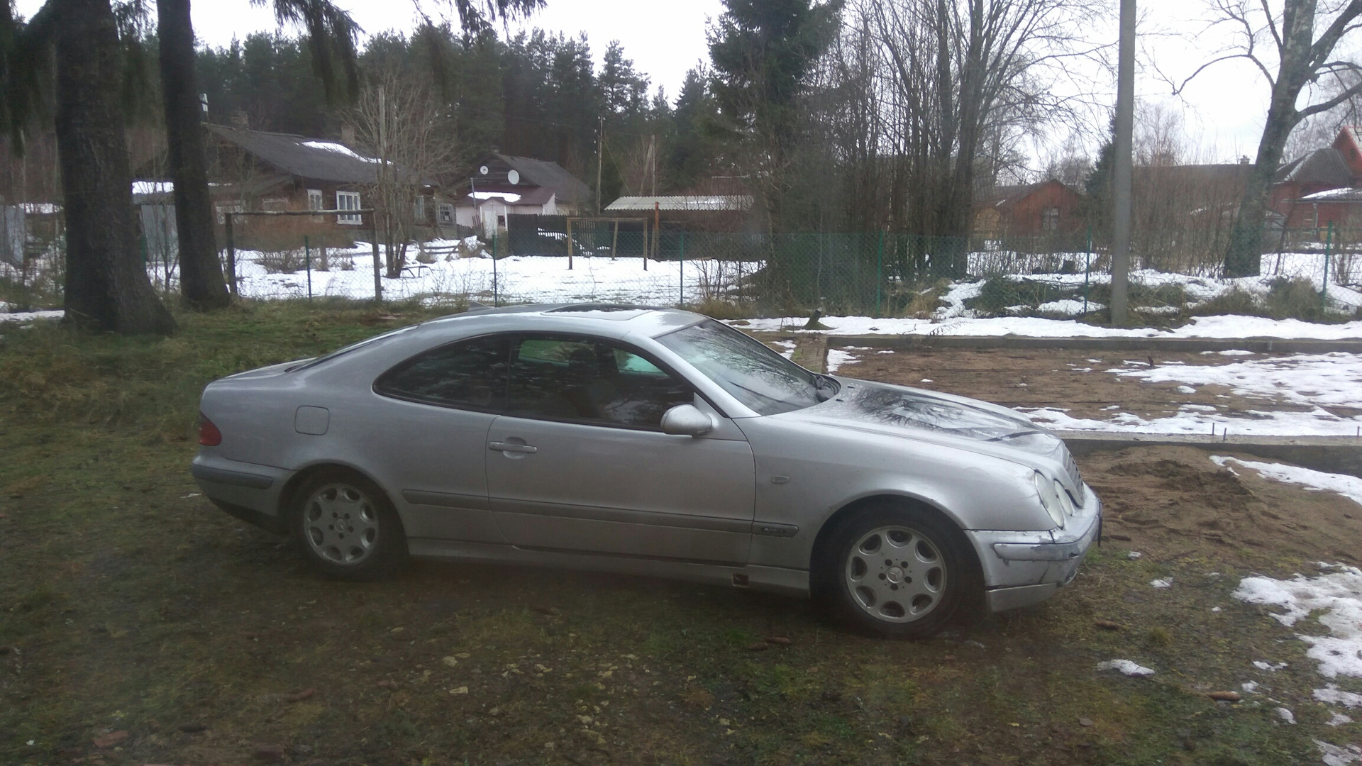Готов к новому году в деревне — Mercedes-Benz CLK (W208), 2 л, 1998 ...
