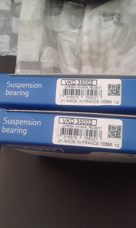 VKD35002 Подшипник качения, опора стойки амортизатора SKF | Запчасти на ...