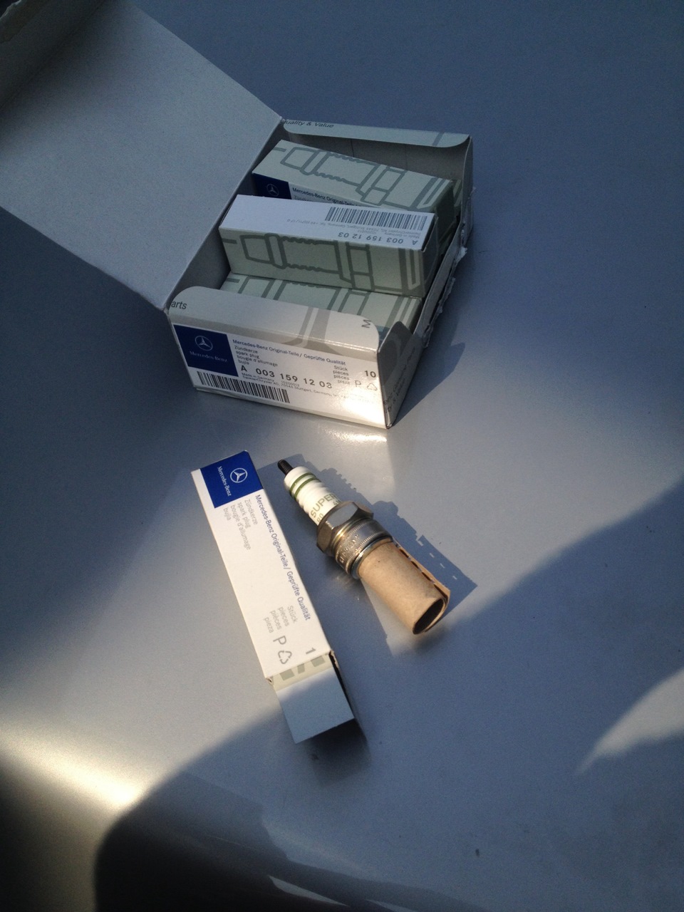 Заменил свечи — Mercedes-Benz S-Class (W126), 3,8 л, 1984 года ...