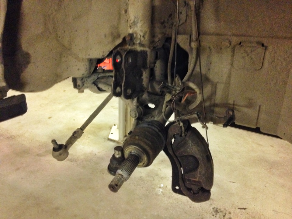 Замена подшипника ступицы на R17327 — Mitsubishi Lancer X, 1,5 л, 2008 ...