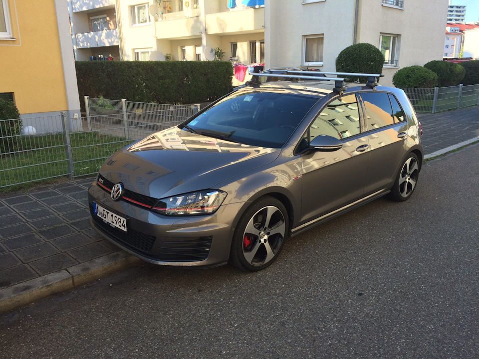 Поперечины Thule — Volkswagen Golf GTI Mk7, 2 л, 2015 года | аксессуары ...