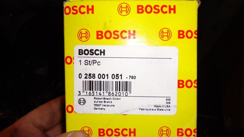 0258001051 ЛЯМБДА-ЗОНД BOSCH | Запчасти на DRIVE2