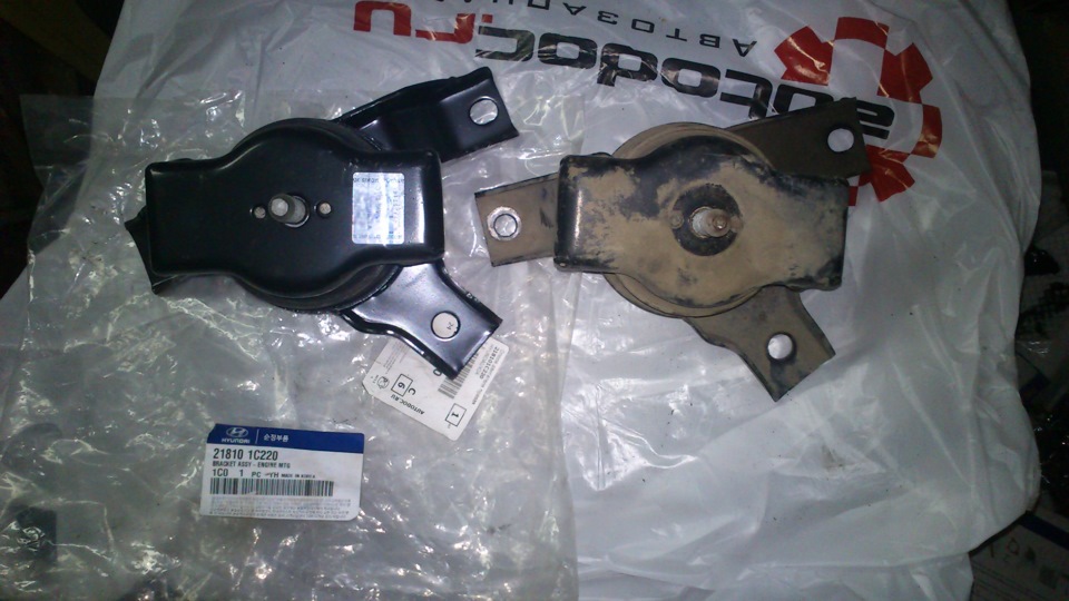 218101C220 Опорный узел двигателя KIA HYUNDAI | Запчасти на DRIVE2