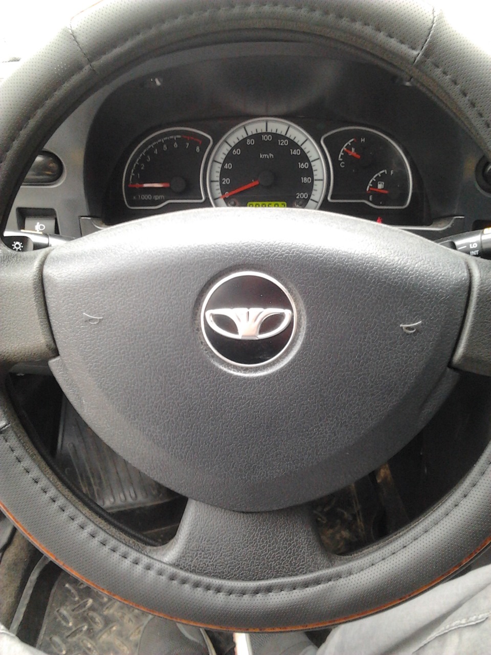 Кожух на руль — Daewoo Nexia (N150), 1,5 л, 2012 года | стайлинг | DRIVE2