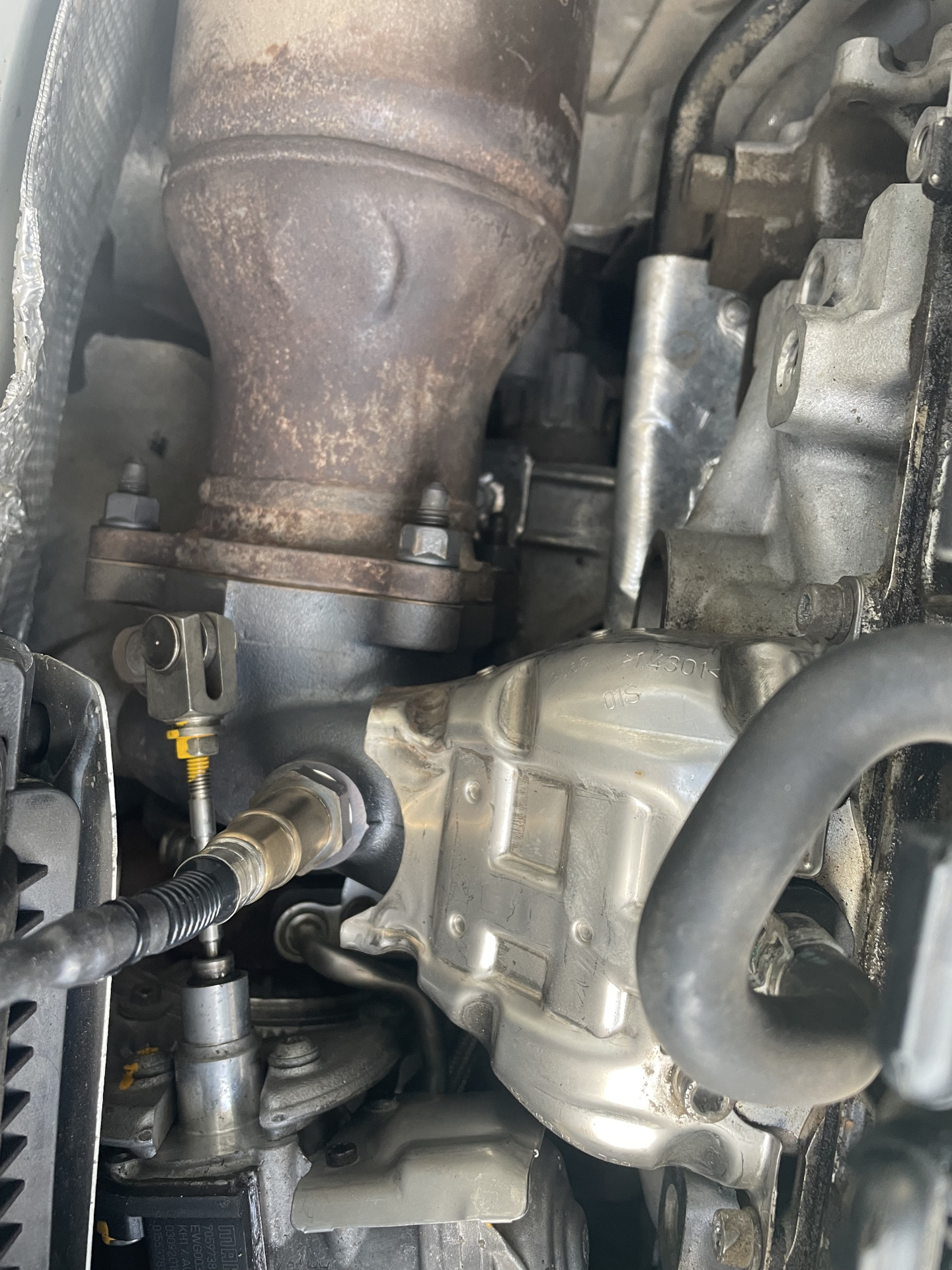 Турбина, лямда, клапан адсорбера — Audi A4 Allroad (B8), 2 л, 2015 года ...