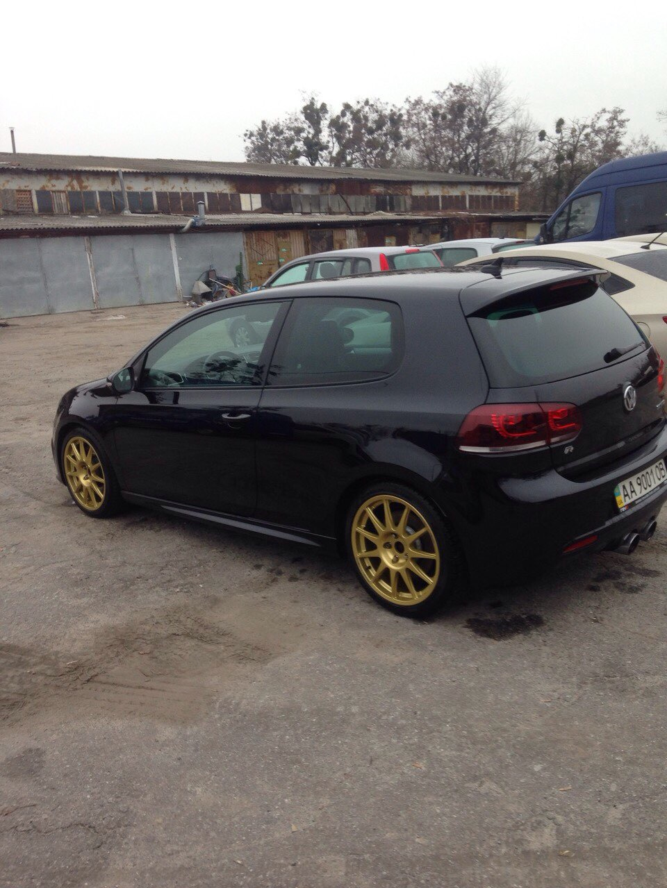 Gold Speedline — Volkswagen Golf R Mk6, 2 л, 2010 года | колёсные диски ...