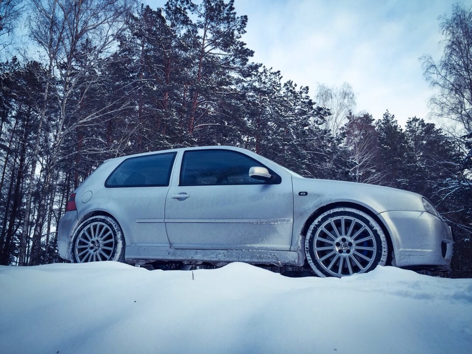 Немножко зимы) — Volkswagen Golf R Mk4, 3,2 л, 2004 года | фотография ...