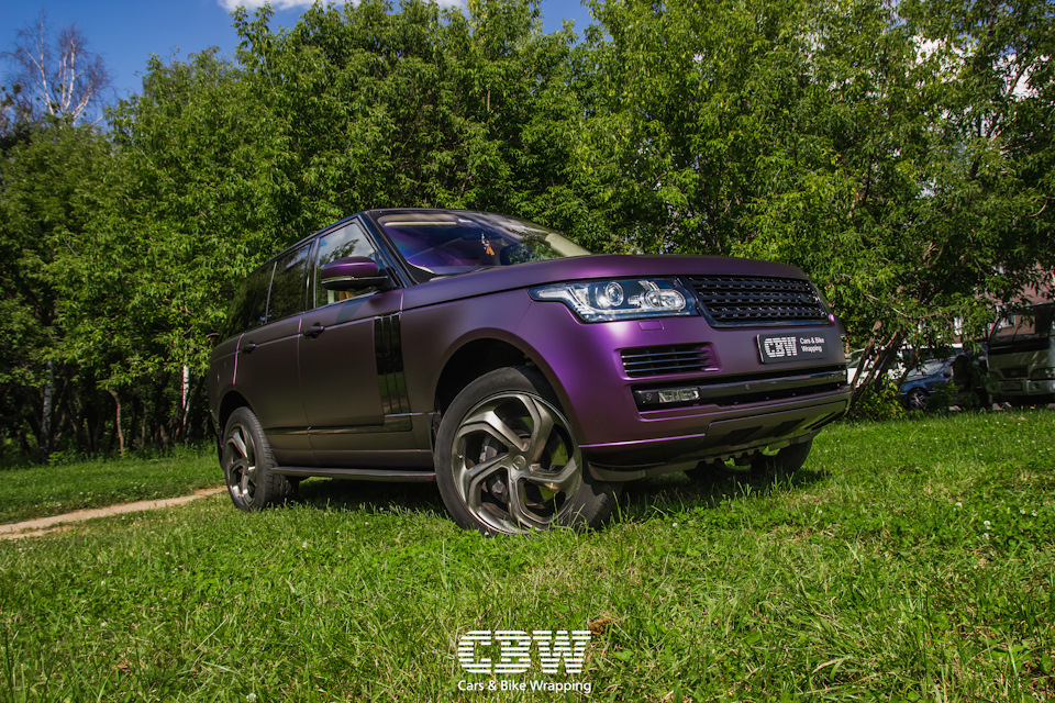 CBW. Matt PURPLE BLACK IRIDESCENT. — Land Rover Range Rover (4G), 4,4 л ...