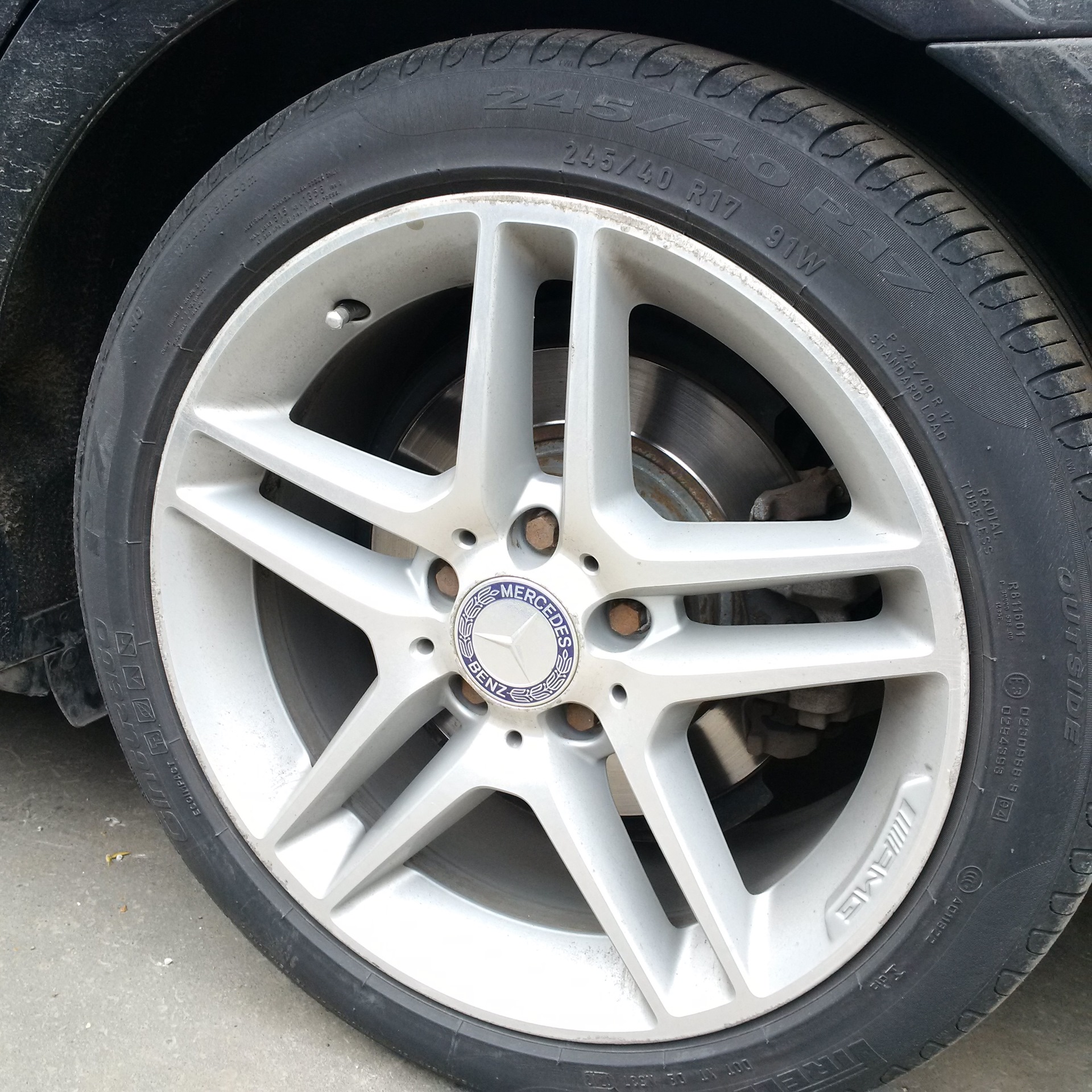 Новые колеса на лето 2016 – 2017 гг — Mercedes-Benz C-Class (W204), 1,8 ...