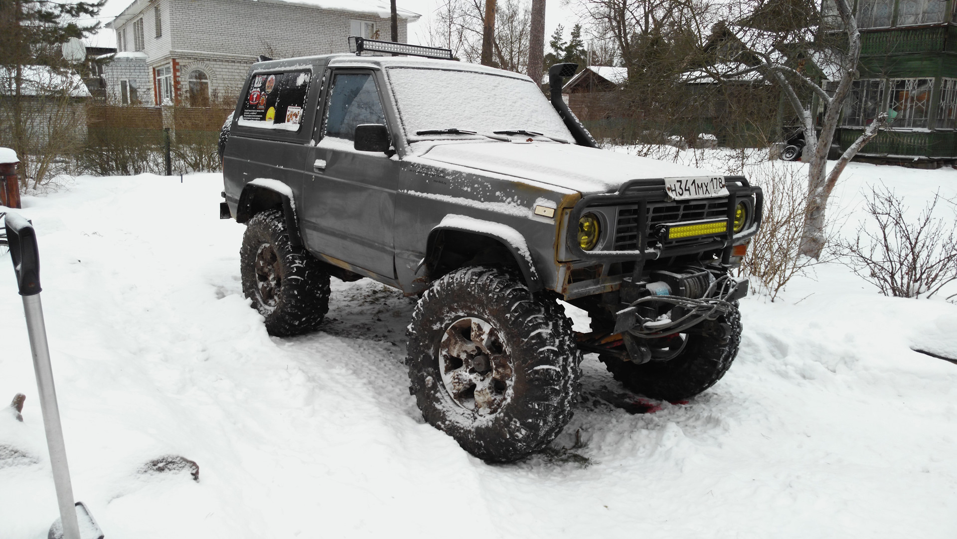 У меня 36см!) — Nissan Patrol (K160), 4,2 л, 1987 года | тюнинг | DRIVE2