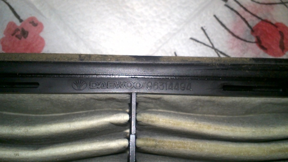 96314494 Фильтр воздушный GM | Запчасти на DRIVE2