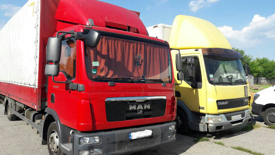 Шторки — Man TGL 8-180, 4,6 л, 2011 года | стайлинг | DRIVE2