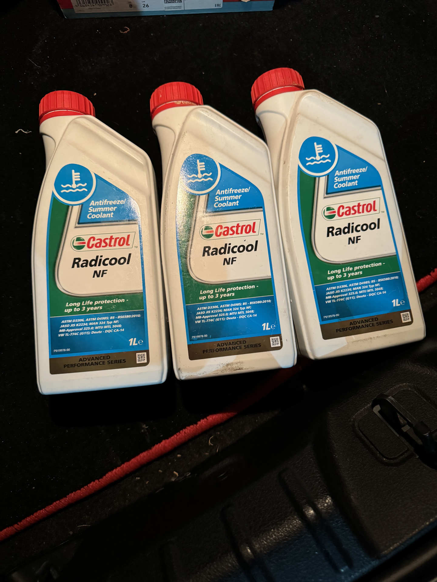 ОЖ Castrol Radicool NF — BMW 3 series (F30), 2 л, 2014 года | визит на ...