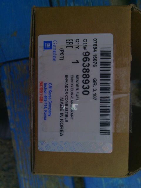 96388930 Датчик уровня топлива GM | Запчасти на DRIVE2