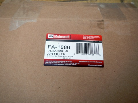 FA1886 Фильтр воздушный Motorcraft | Запчасти на DRIVE2