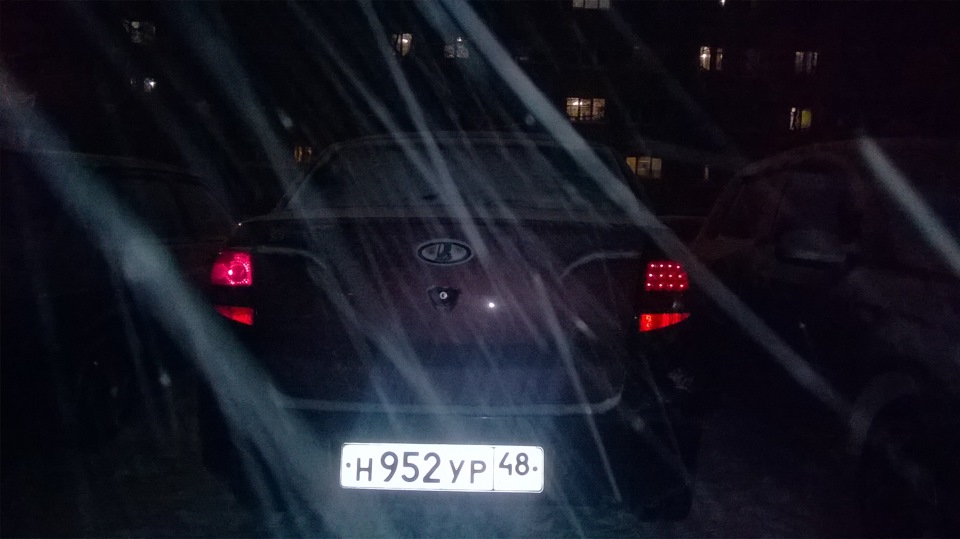 Диодные фонари Лада Гранта, серо-белые — Lada Гранта (1G), 1,6 л, 2012 ...