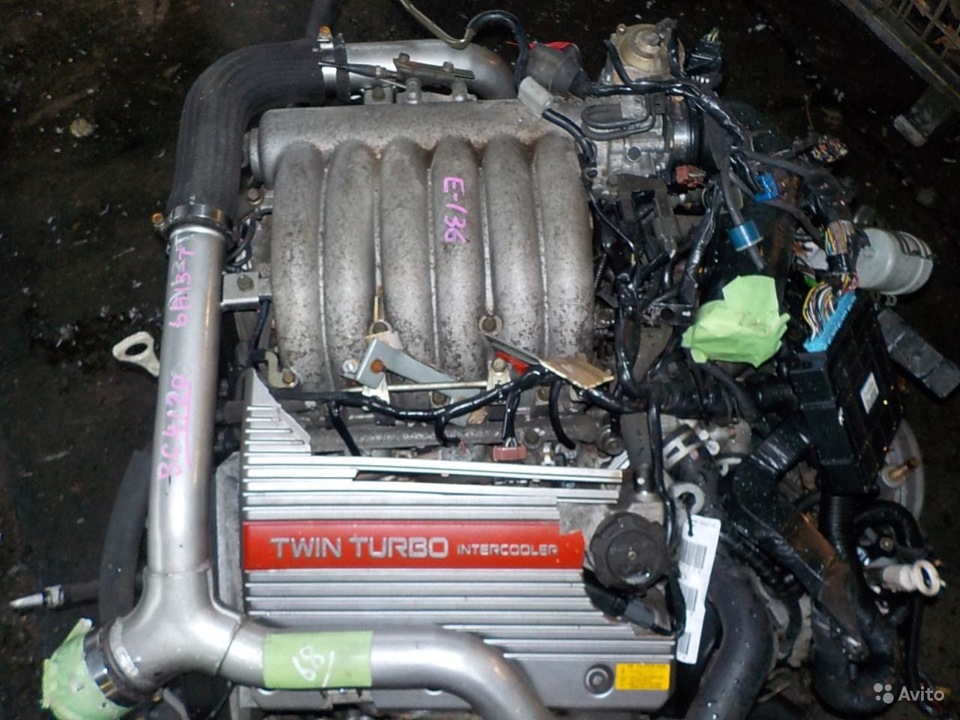 Двс + кпп mitsubishi 6A13 AT 4WD коса+ комп 2 turb — DRIVE2