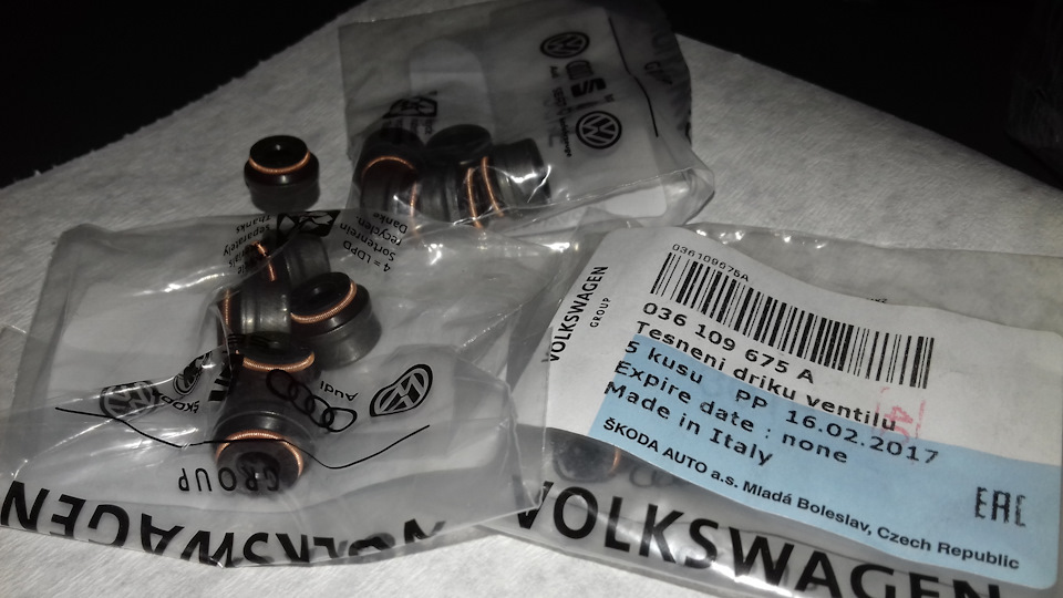 036109675A Маслосъемный колпачок VAG | Запчасти на DRIVE2