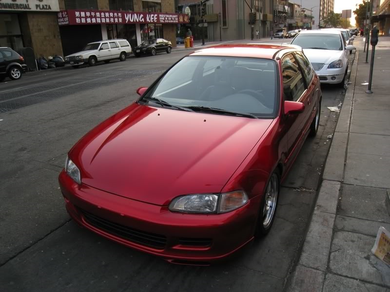 Candy red — Honda Civic (5G), 1,5 л, 1995 года | стайлинг | DRIVE2