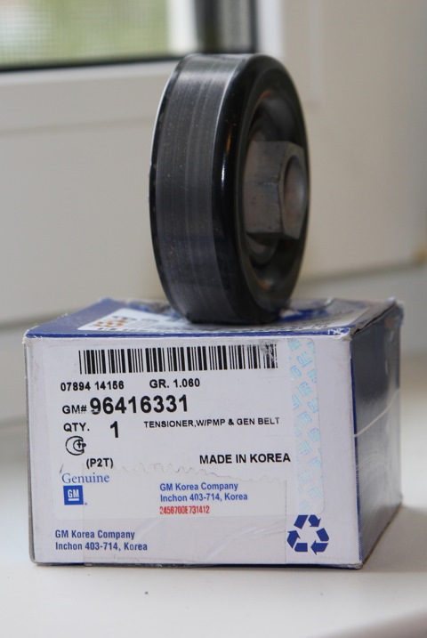 96416331 Натяжной ролик, поликлиновой ремень GM | Запчасти на DRIVE2
