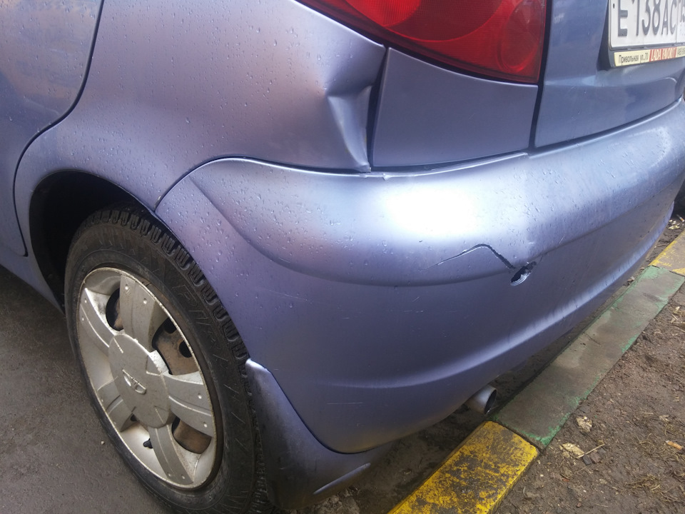 Вмятина, что делать? — Daewoo Matiz (M100/M150), 0,8 л, 2006 года | ДТП ...