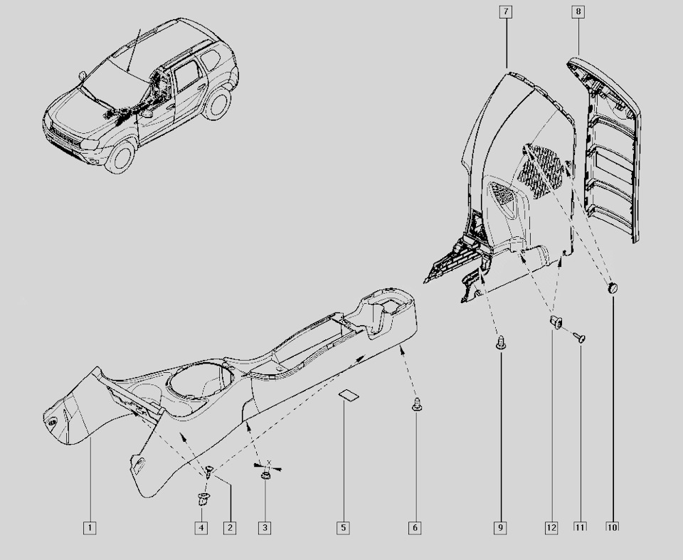 Парт-номера того, чего нас обделили. Ч.1. — бортжурнал Renault Duster 4 ...