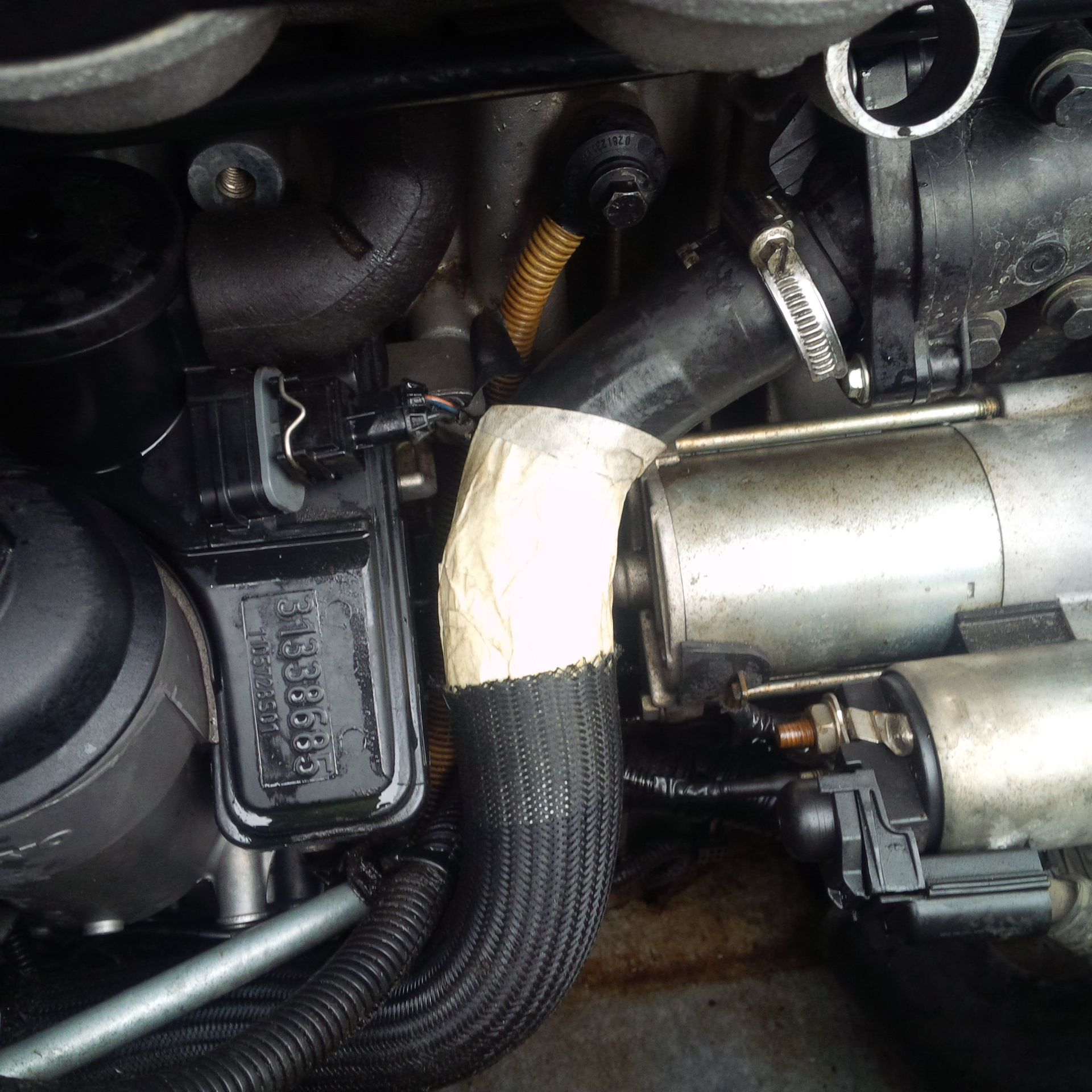 UPD: Шланг охлаждения — Volvo S80 (2G), 2,5 л, 2007 года | поломка | DRIVE2