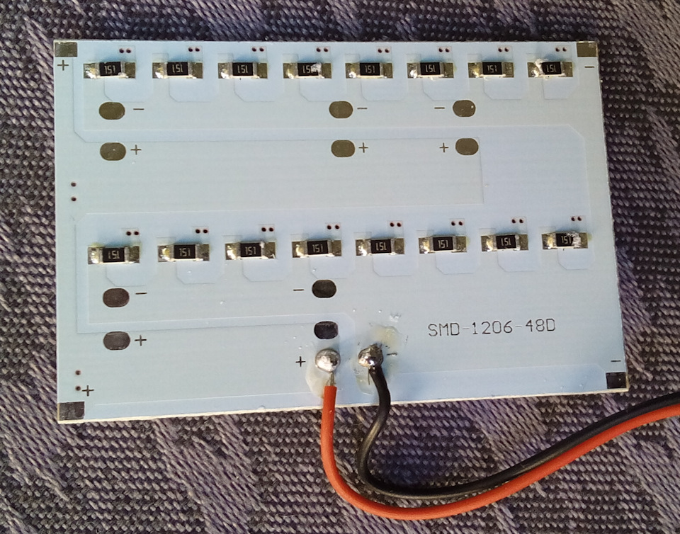 Светодиоды в потолочные плафоны — Hyundai Grand Starex, 2,5 л, 2011 ...