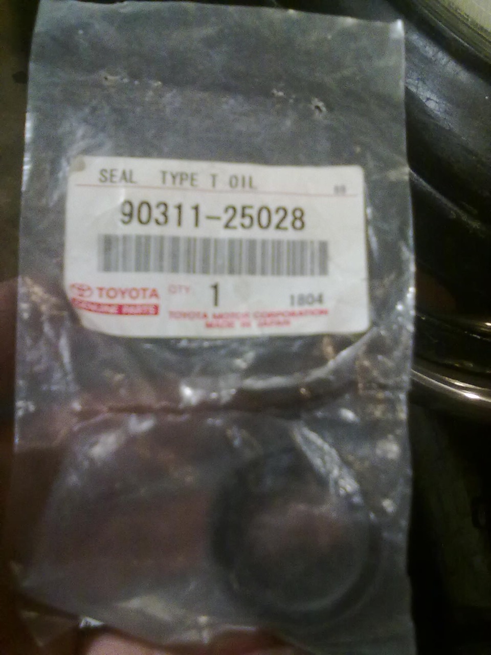 9031125028 Сальник уплотнительный 90311-25028 TOYOTA LEXUS | Запчасти ...