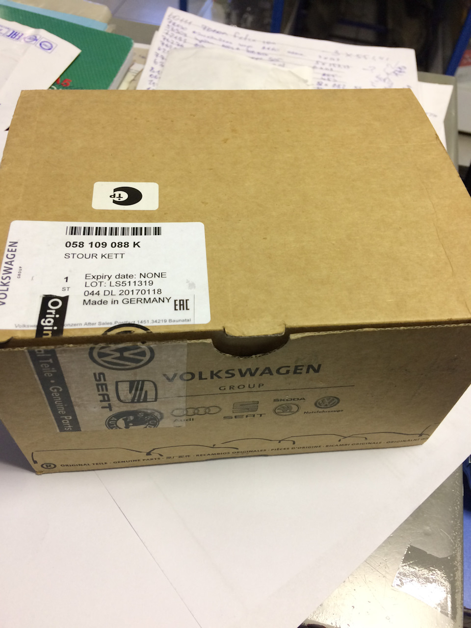 058109088K Регулятор фаз газораспределения VAG | Запчасти на DRIVE2