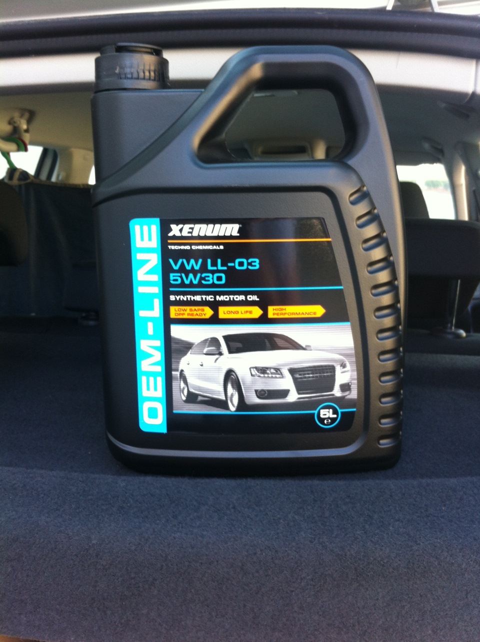 Масло Xenum VW OEM 5W30 504/507 — Volkswagen Golf Mk6, 1,6 л, 2011 года ...
