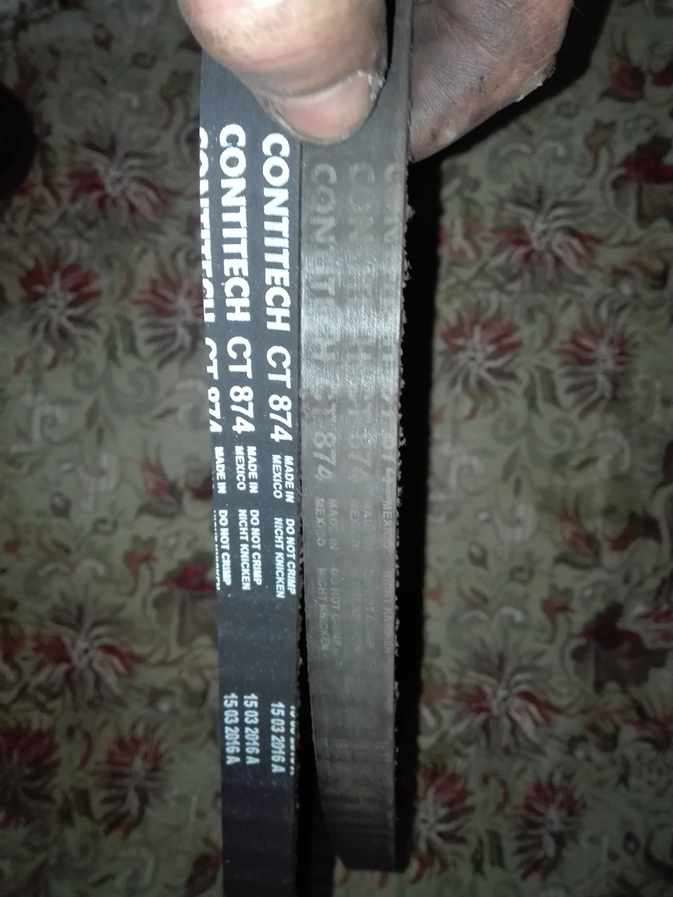 CT874 РЕМЕНЬ ГРМ ЧЗ 111 CONTITECH | Запчасти на DRIVE2