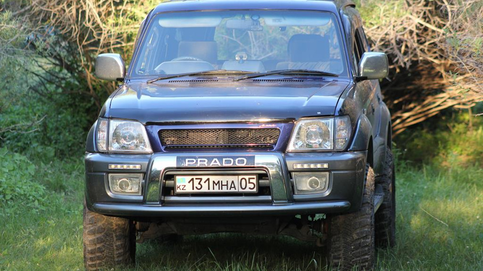 Toyota Land Cruiser Prado 90-series 3.0 дизельный 1996 | Purple brutal ...