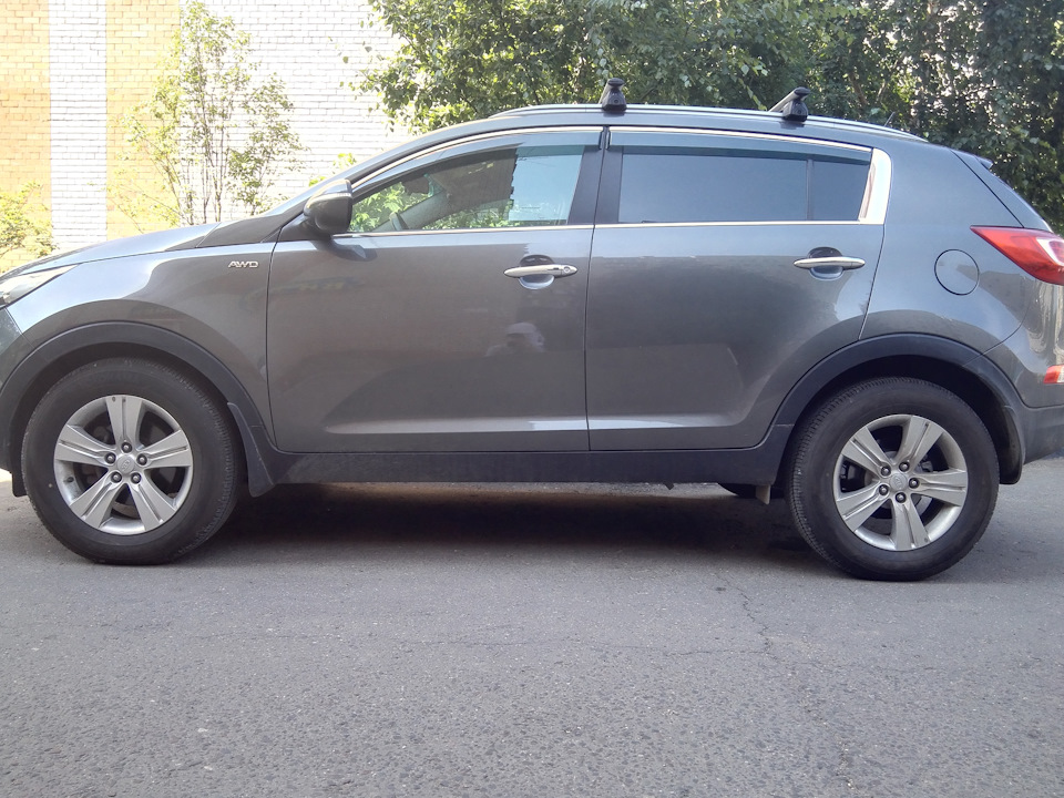 Замена передних пружин от Тольки +15 — KIA Sportage (3G), 2 л, 2012 года | запчасти | DRIVE2
