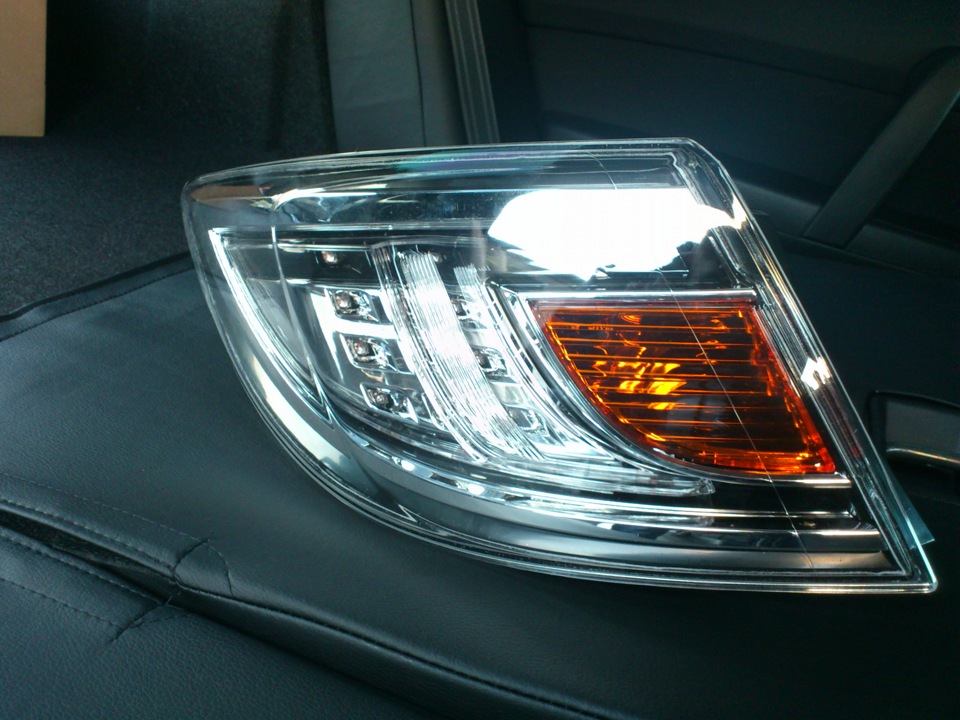 Диодные фонари (рестайлинговые) — Mazda 6 (2G) GH, 2 л, 2011 года ...