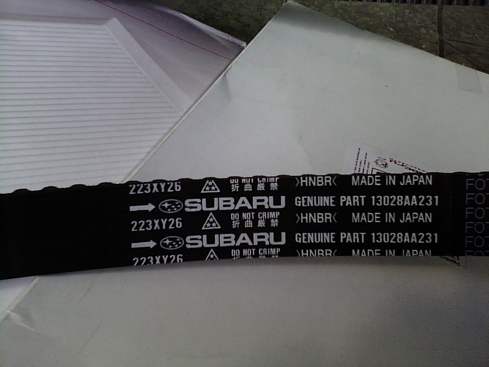 13028AA231 РЕМЕНЬ ГРМ ЧЗ 223 SUBARU | Запчасти на DRIVE2