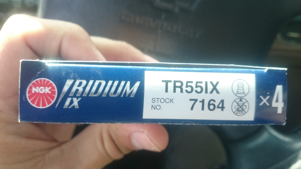 TR55IX Свеча зажигания 7164 Iridium IX NGK | Запчасти на DRIVE2