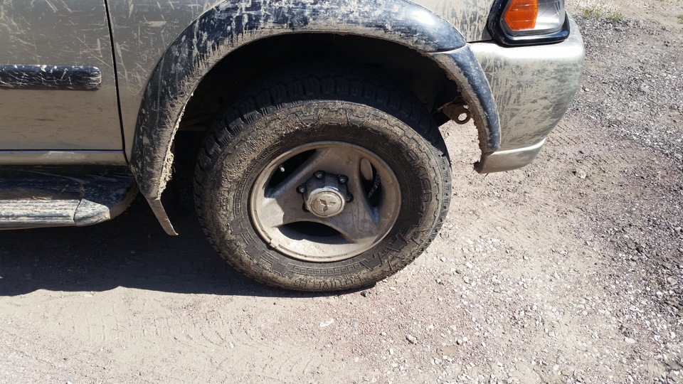 Нокиан Ротива АТ 255/70R16 — Mitsubishi Montero Sport, 3 л, 2001 года ...