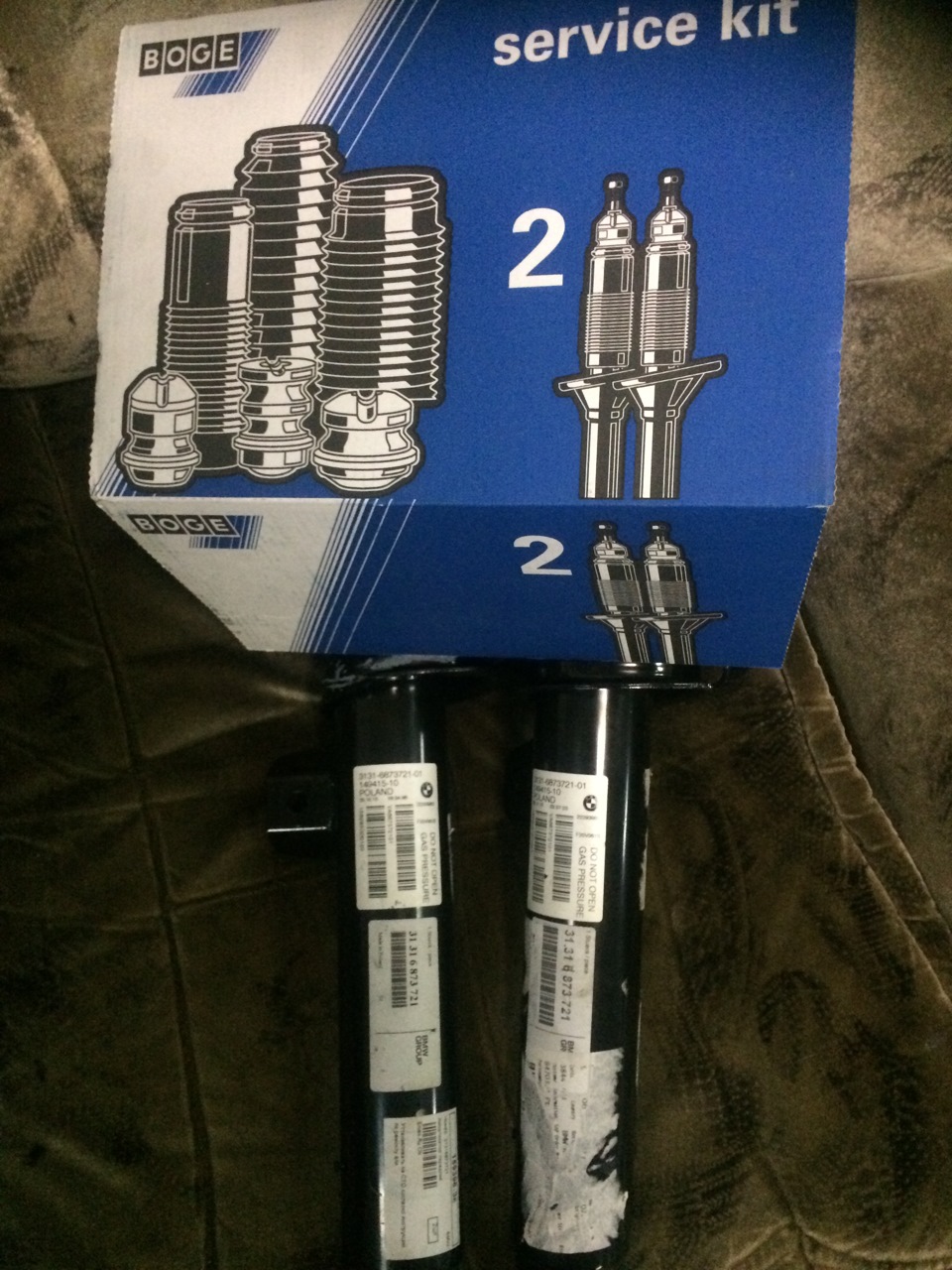 31316873721 Амортизационная стойка Пд BMW | Запчасти на DRIVE2