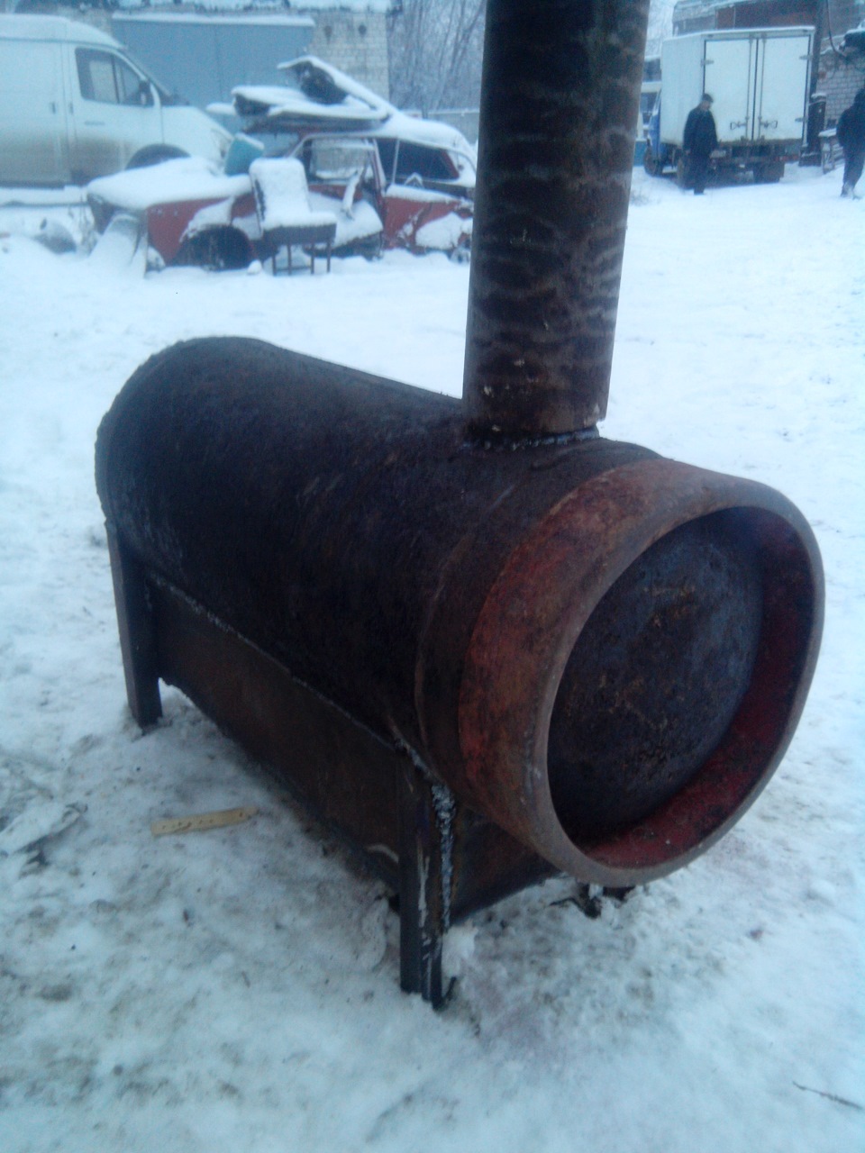 46. Печка в гараж, разбор авто. — Nissan AD (Y11), 1,3 л, 2000 года ...