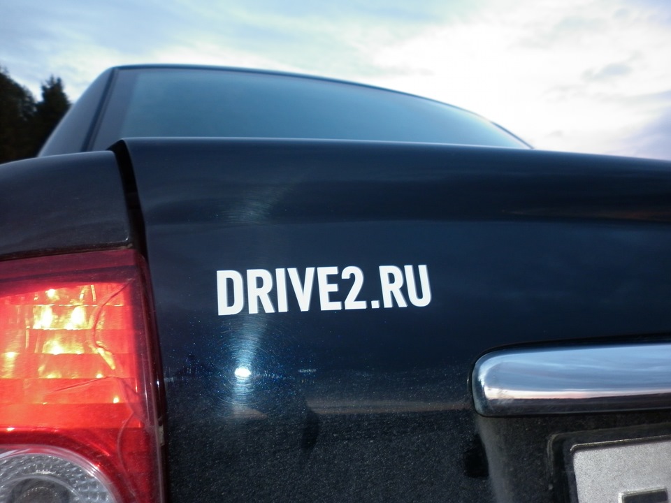 Наклеичка — Lada Приора седан, 1,6 л, 2010 года | просто так | DRIVE2