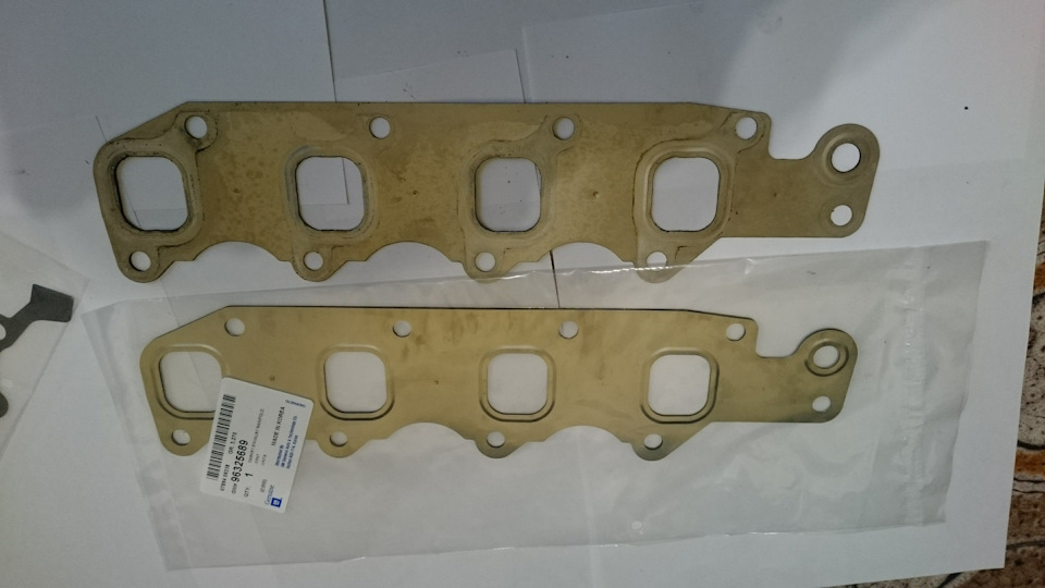 96325689 ПРОКЛАДКА ВЫПУСКНОГО КОЛЛЕКТОРА 1,2 GM | Запчасти на DRIVE2