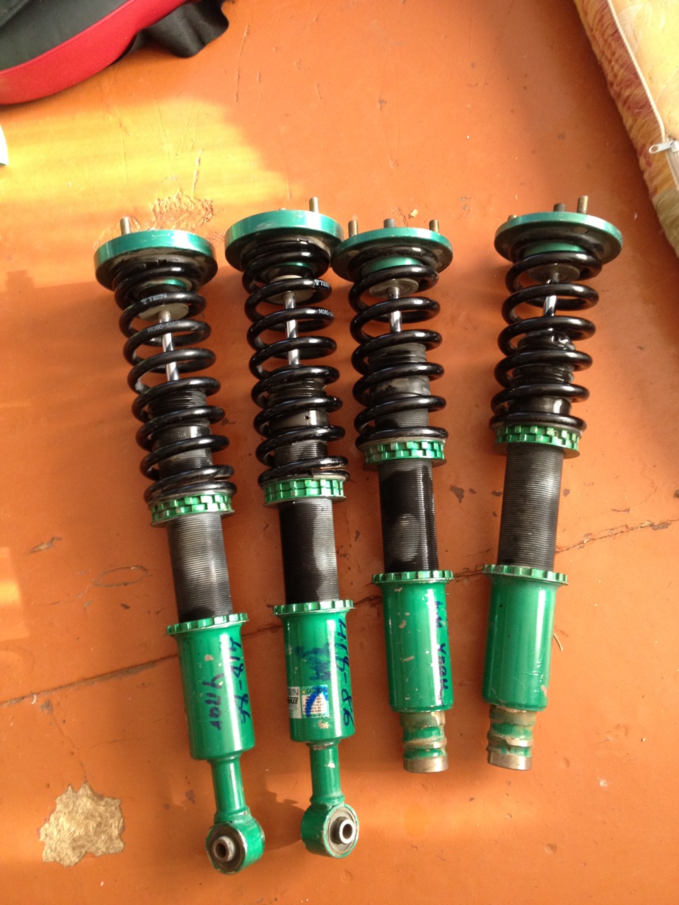 стойки Tein type flex и резина Federal 595 evo — Honda Accord (7G), 2,4 л, 2004 года | другое ...